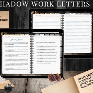 Shadow Work Digital Journal Dark Academia Planner for Mental Health ...