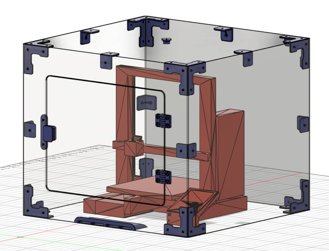 DIY Acrylic Enclosure for 3D Printer up to 250mm - Etsy