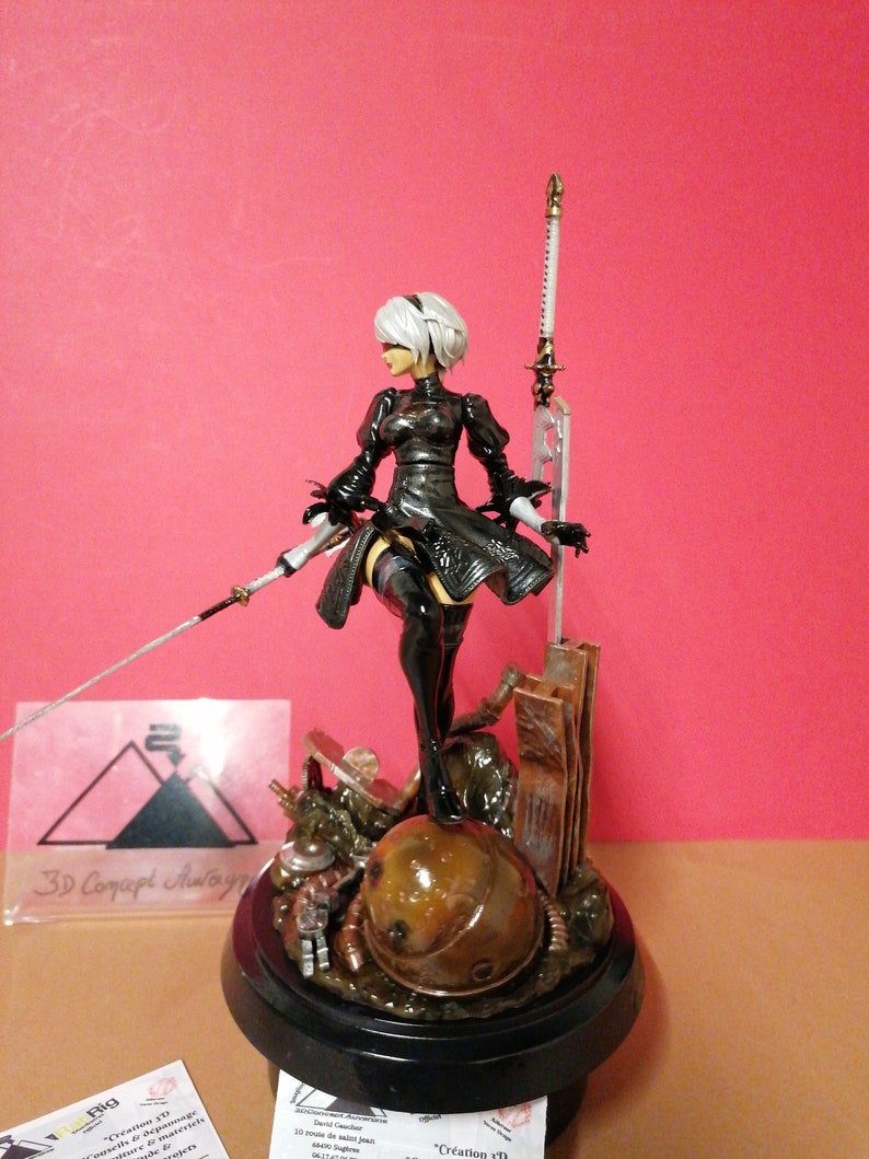 2B Nier Automata Painted Figure - Etsy