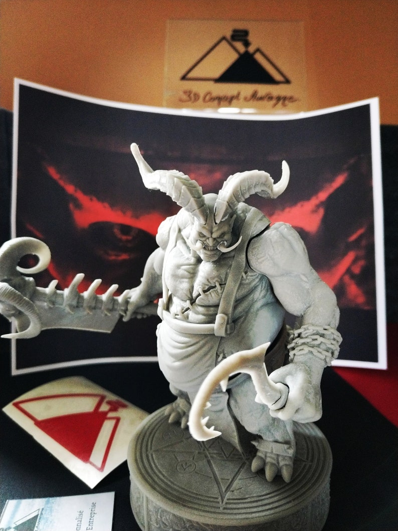 Diablo IV THE BUTCHER / the Butcher 3D Printed Resin - Etsy