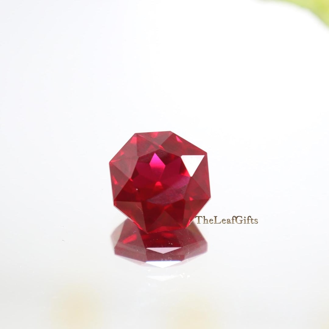 16.00 Carat Hexagon Cut Natural Blood Burma Ruby Gemstone | Rarestone ...