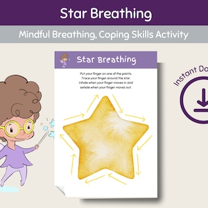 Star Breathing, Anxiety Coping Skills, Calming Corner, Calming ...