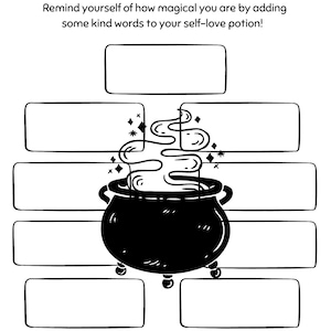 Self-love Potion, Self-esteem, Confidence Building Activity, Growth ...