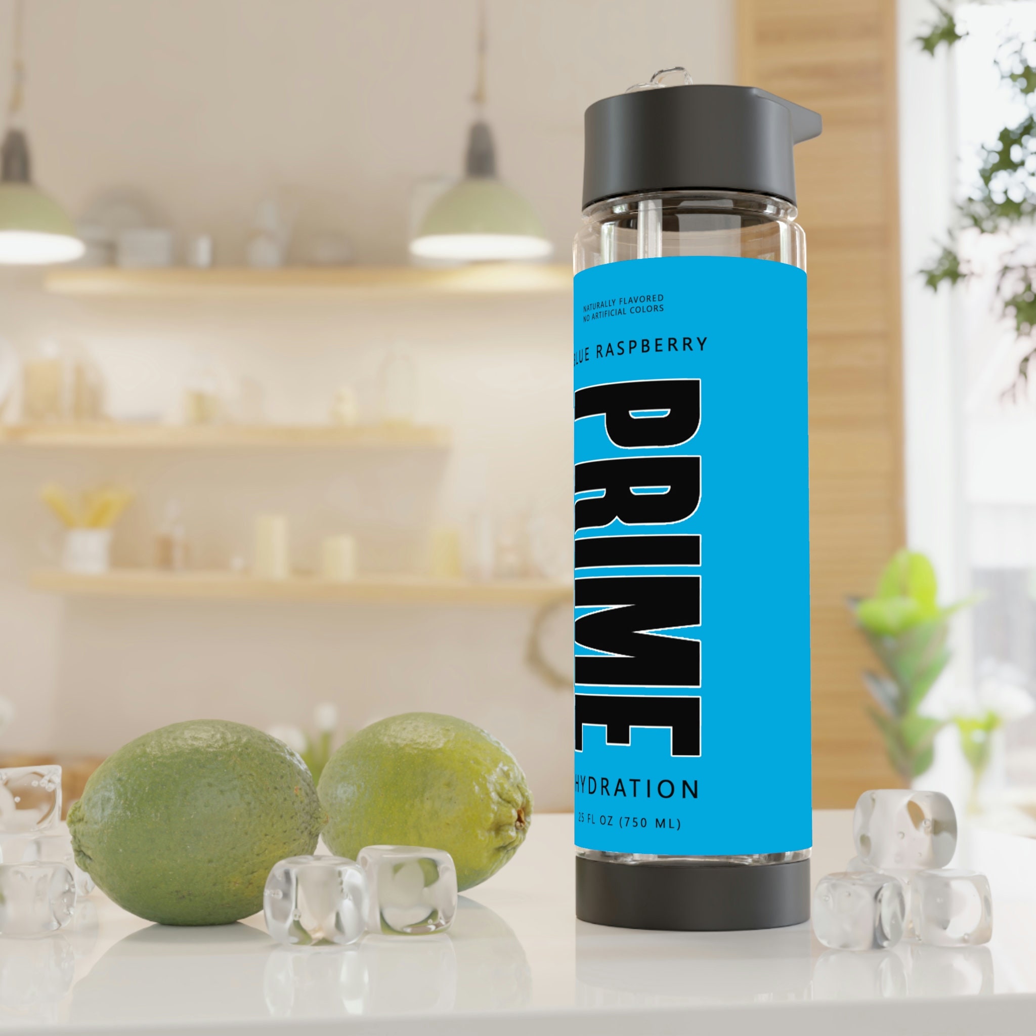 PRIME Blue Raspberry 750ml Infuser Water Drinks Bottle - Hydration ...