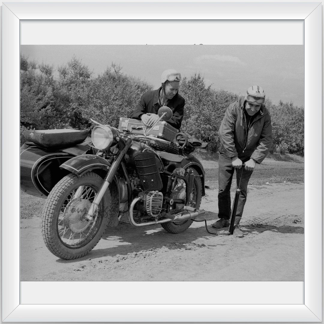 Sidecar Trip Vintage Photo, DIGITAL Printable Vintage Photo Poster ...