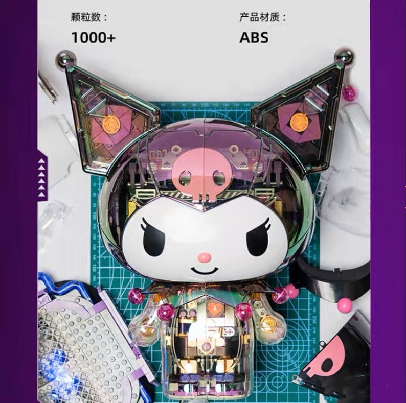 Sanrio Kuromi Robot Mechanical Building Toy With Special - Etsy Finland