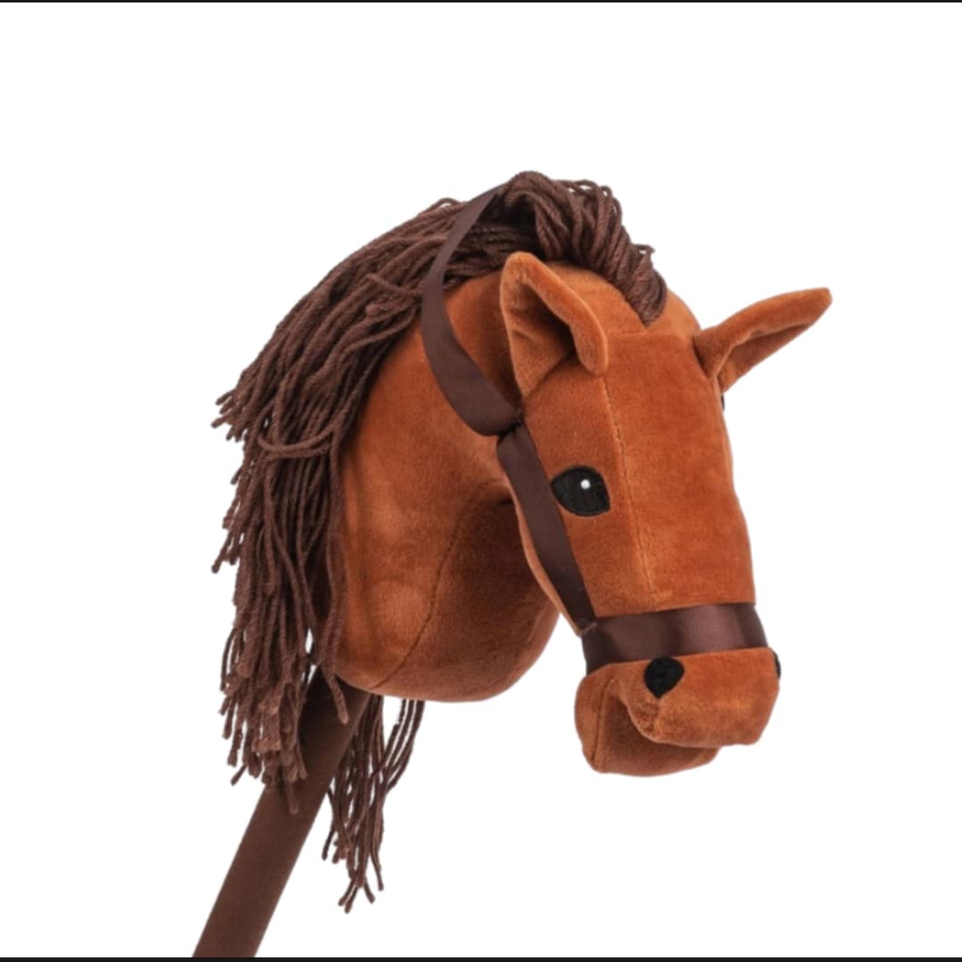 Hobby Horse, Copper, Brown, Hobby Horse With a Brown Mane, Real Horse ...