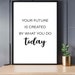 Set of 12 Posters for Office Decor Team Quotes Mindset Wall Art Work ...