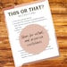 Co-worker This or That Team Building for Staff or Employees Work or ...
