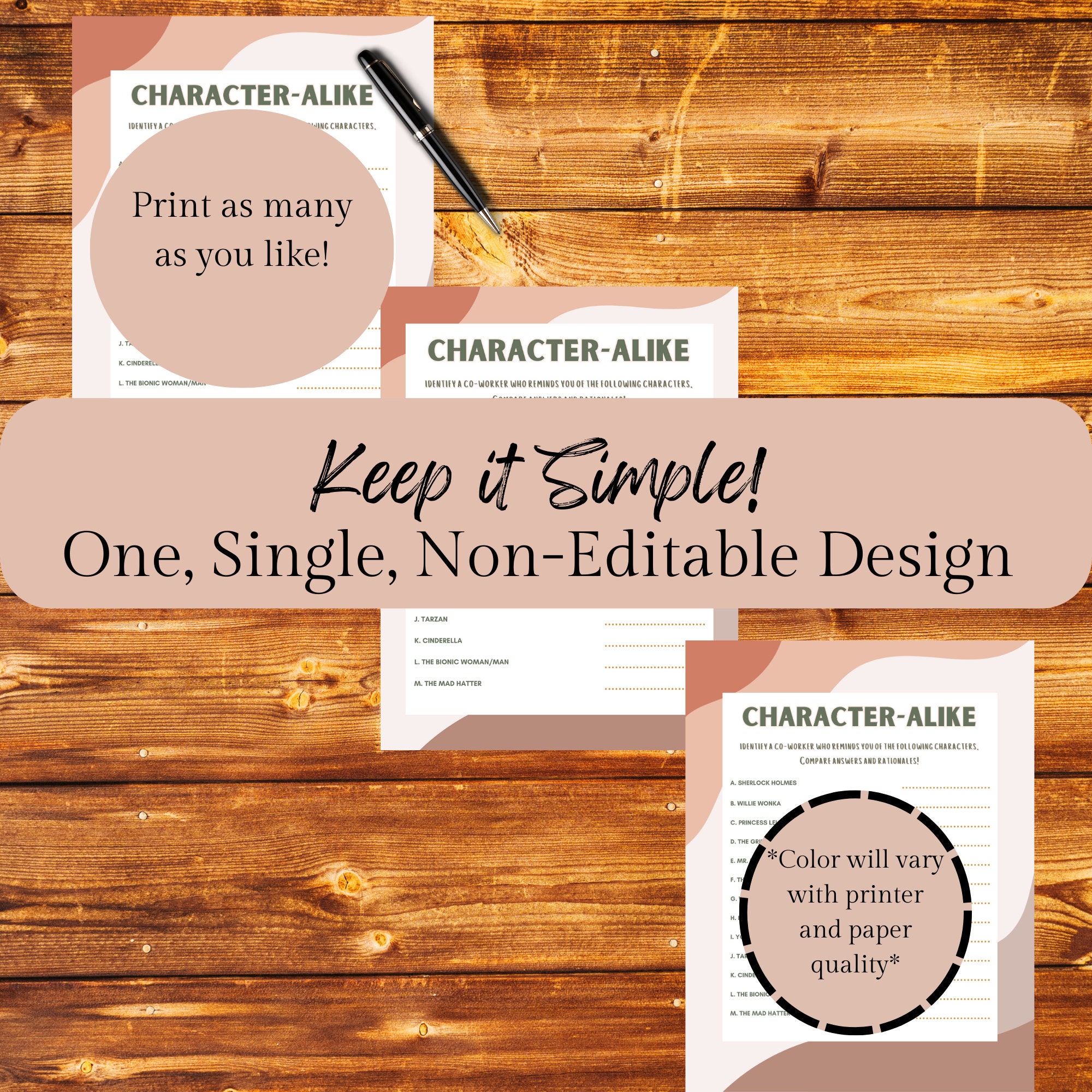 Office Guess the Iconic Character Team Building Game for Office Party ...