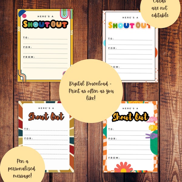 Staff Shout Out Board - Etsy