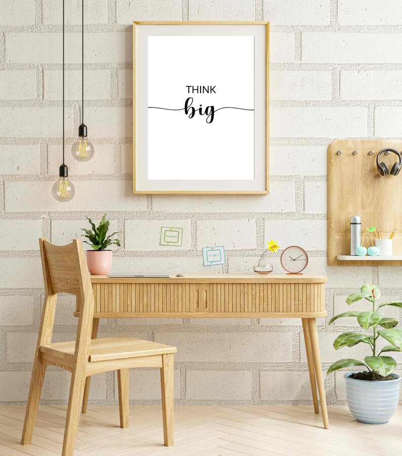 Digital Posters for Office Wall Art Home Office Wall Art Set ...