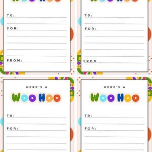 Retro Employee Recognition Shout Out Cards Student Reward ...