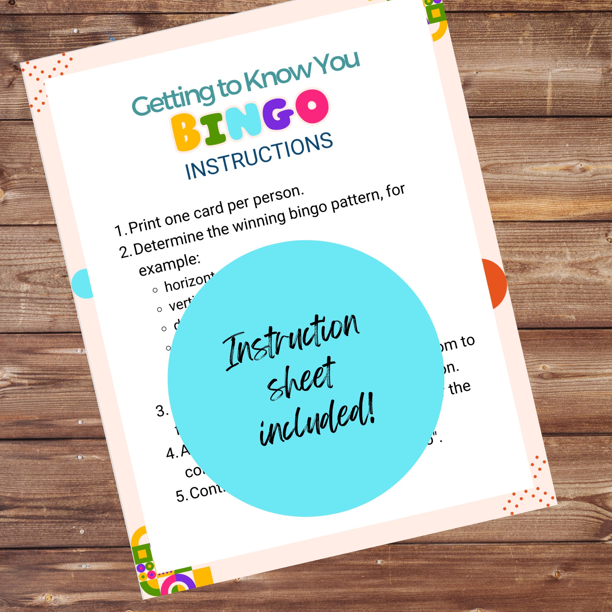 Single Version Getting to Know You Bingo Icebreaker Team Building for ...