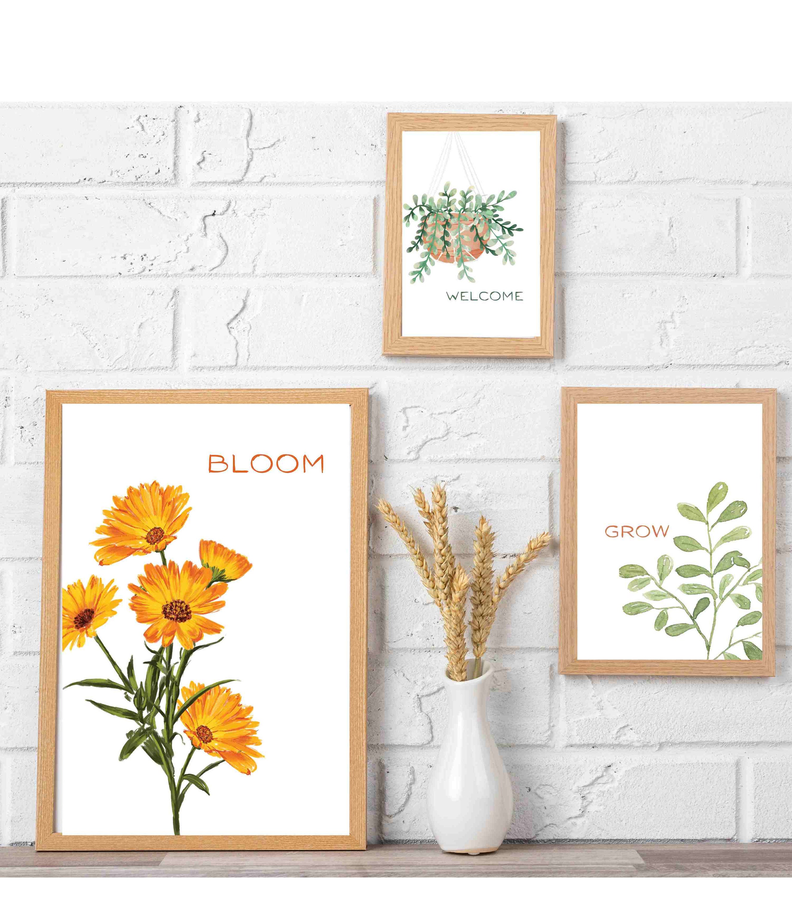 Human Resources Office Decor Set of 3 Welcome Quotes Inspirational ...