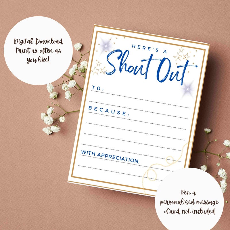 Shout Out Cards - Etsy