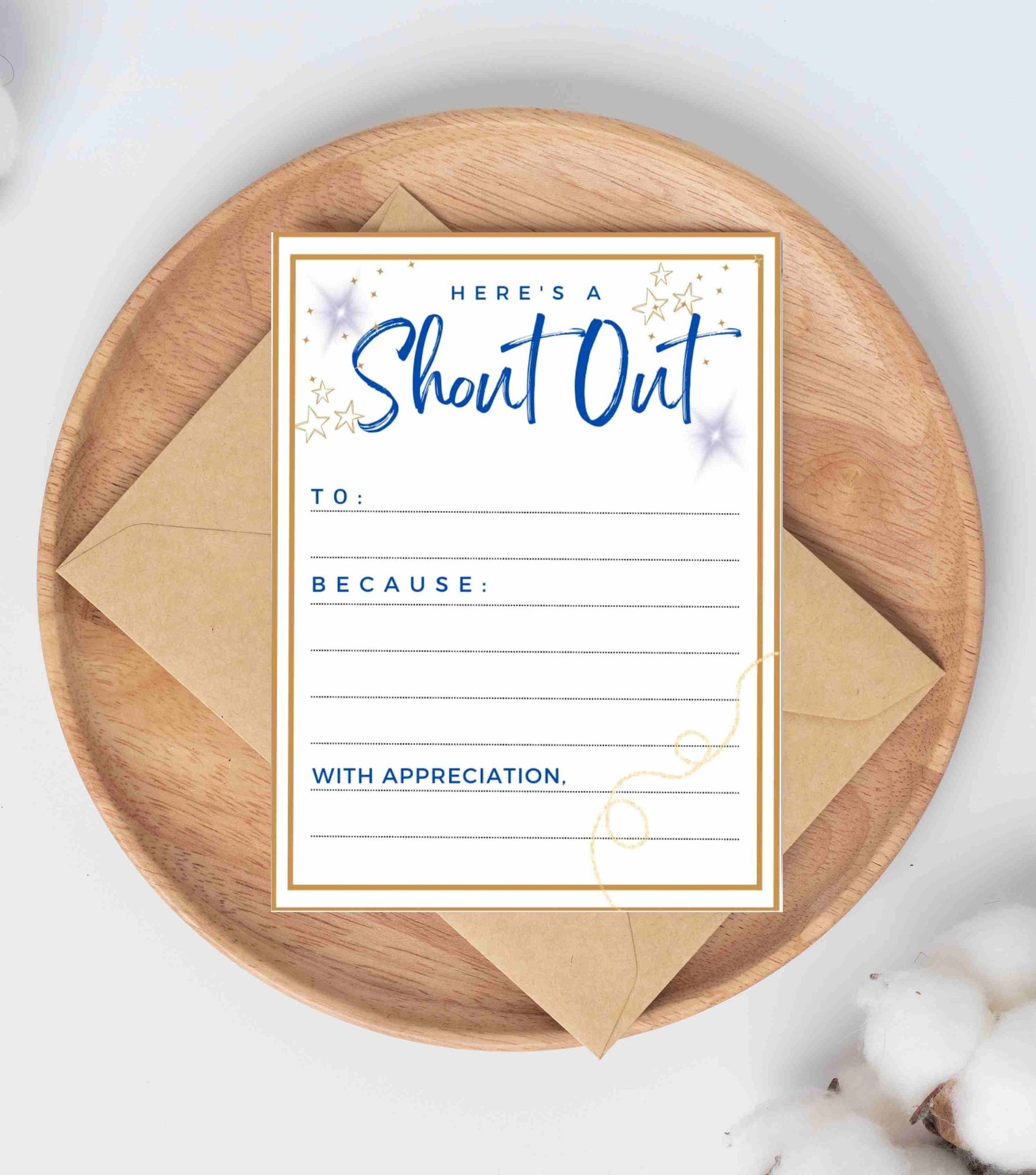 Recognition Shout Out Cards Student Reward Acknowledgement Staff ...