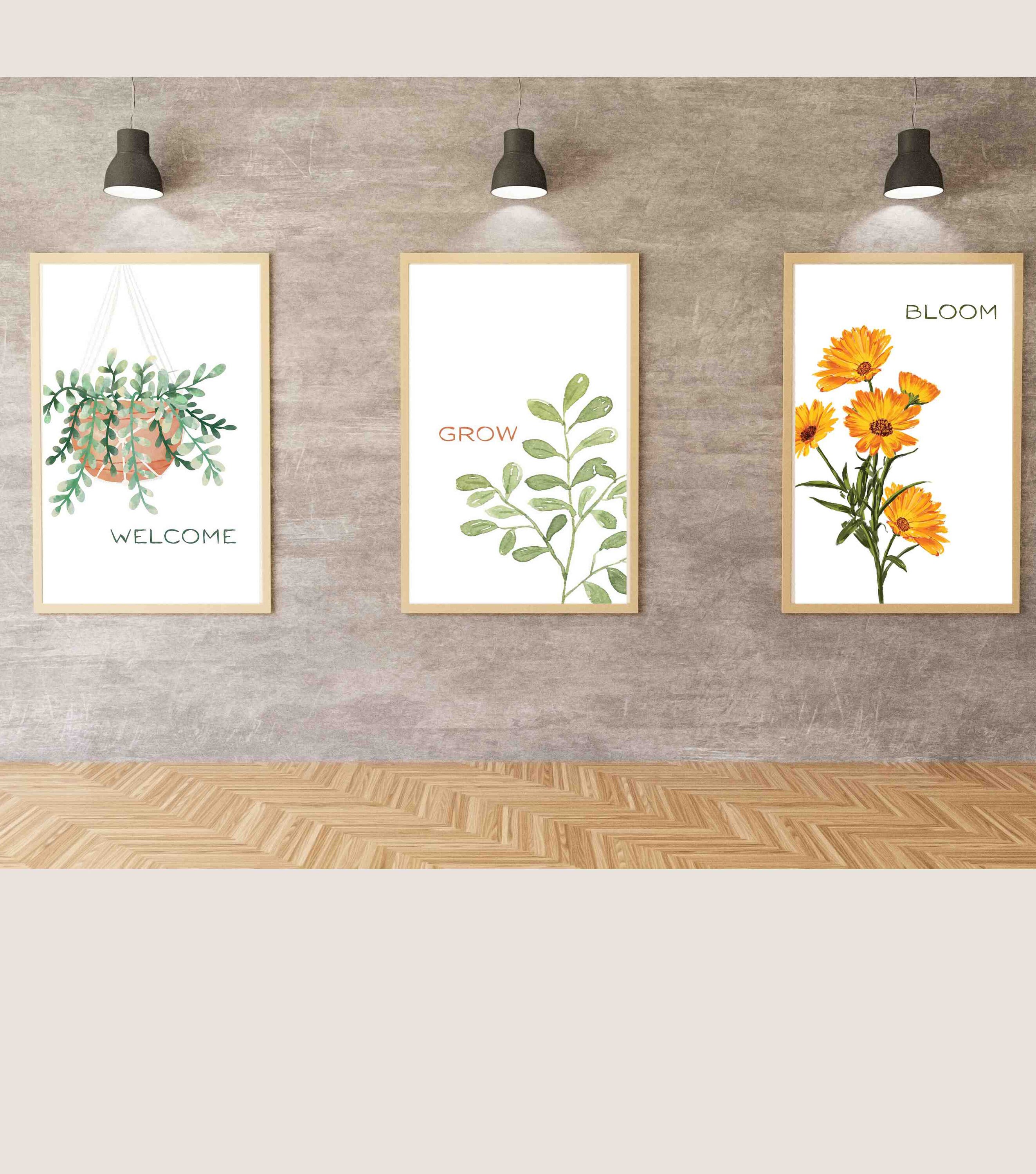 Digital Set of 8 for Team Office Decor Quotes Mindset Wall Art Work ...