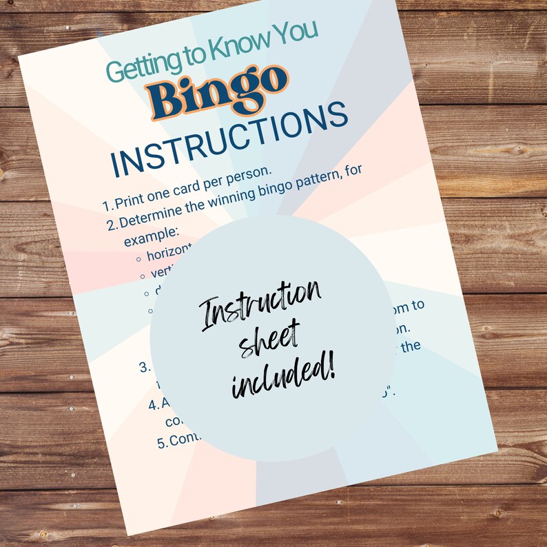 Single Version Getting to Know You Bingo Icebreaker Team Building for ...