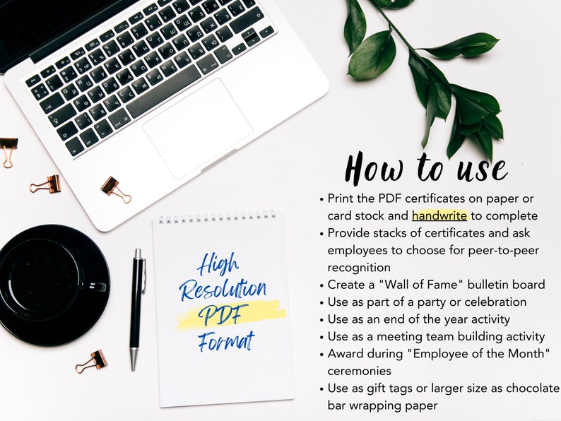 Funny Employee Recognition Certificate Staff Acknowledgement Party ...