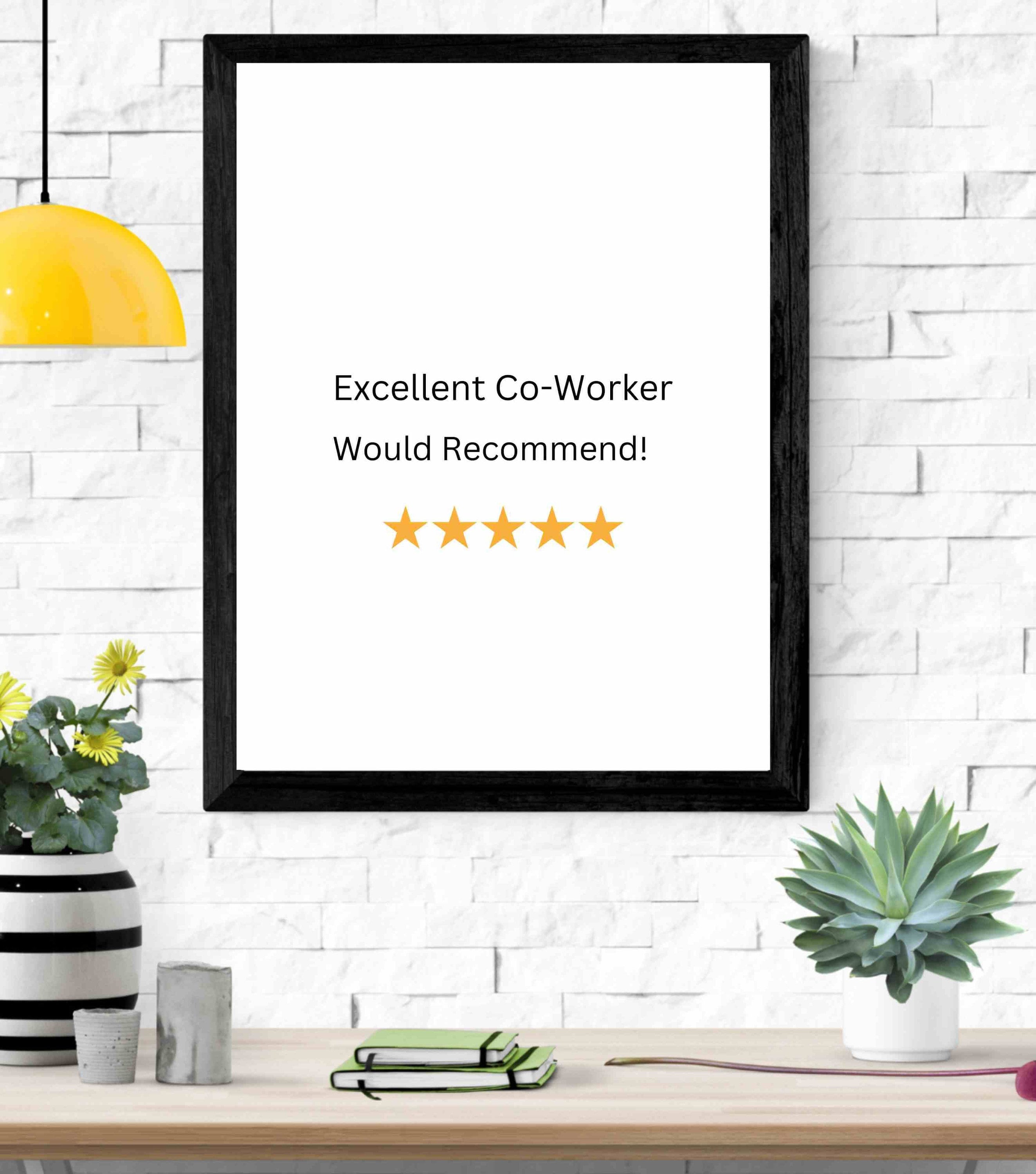 Digital Funny Co-worker Gift Printable Art Coworker Present Colleague ...