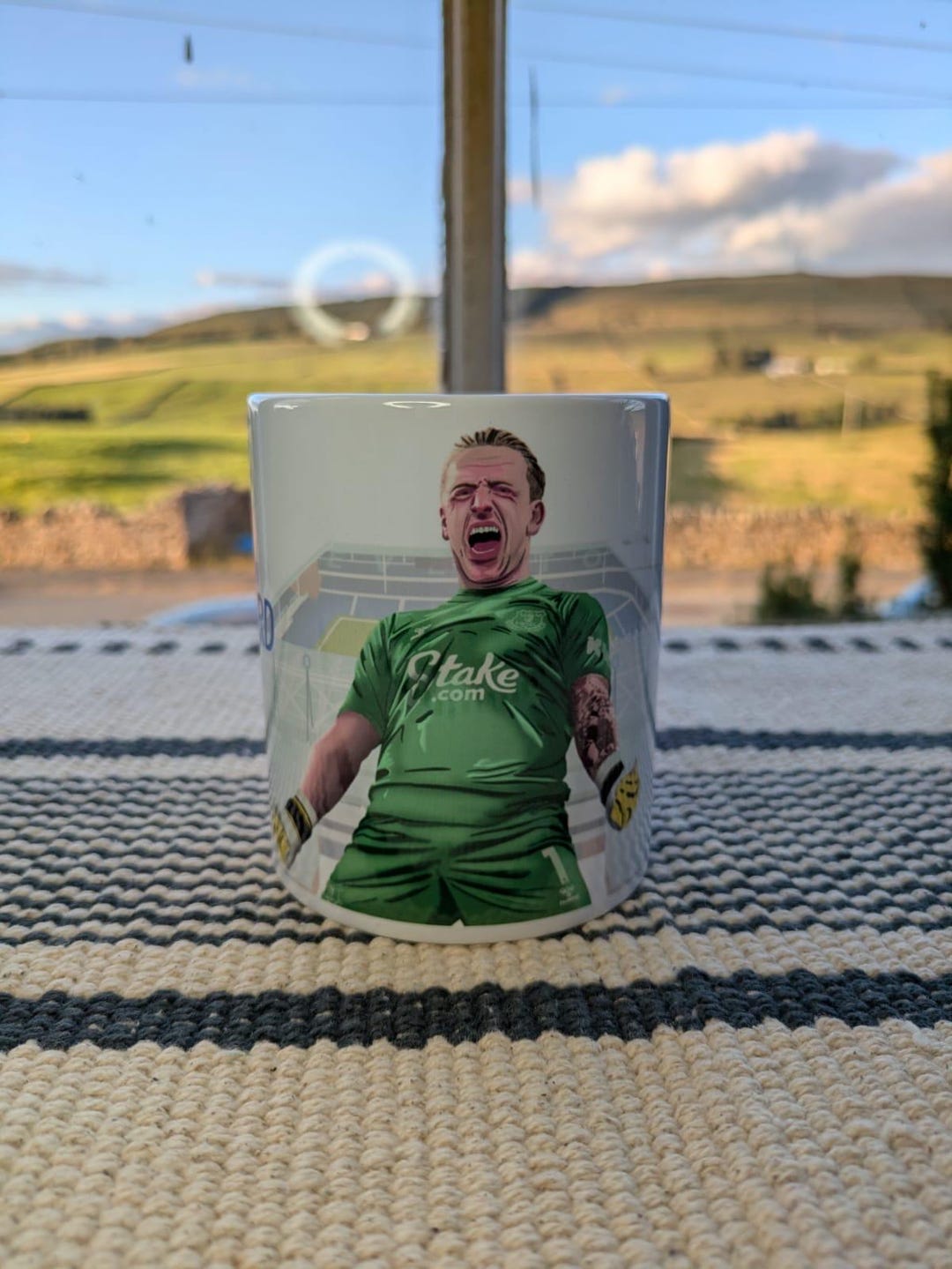 Everton Legends Mug | Jordan Pickford - Etsy
