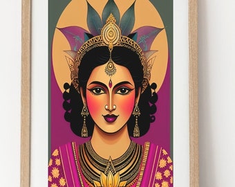 Digital Goddess Print - Etsy