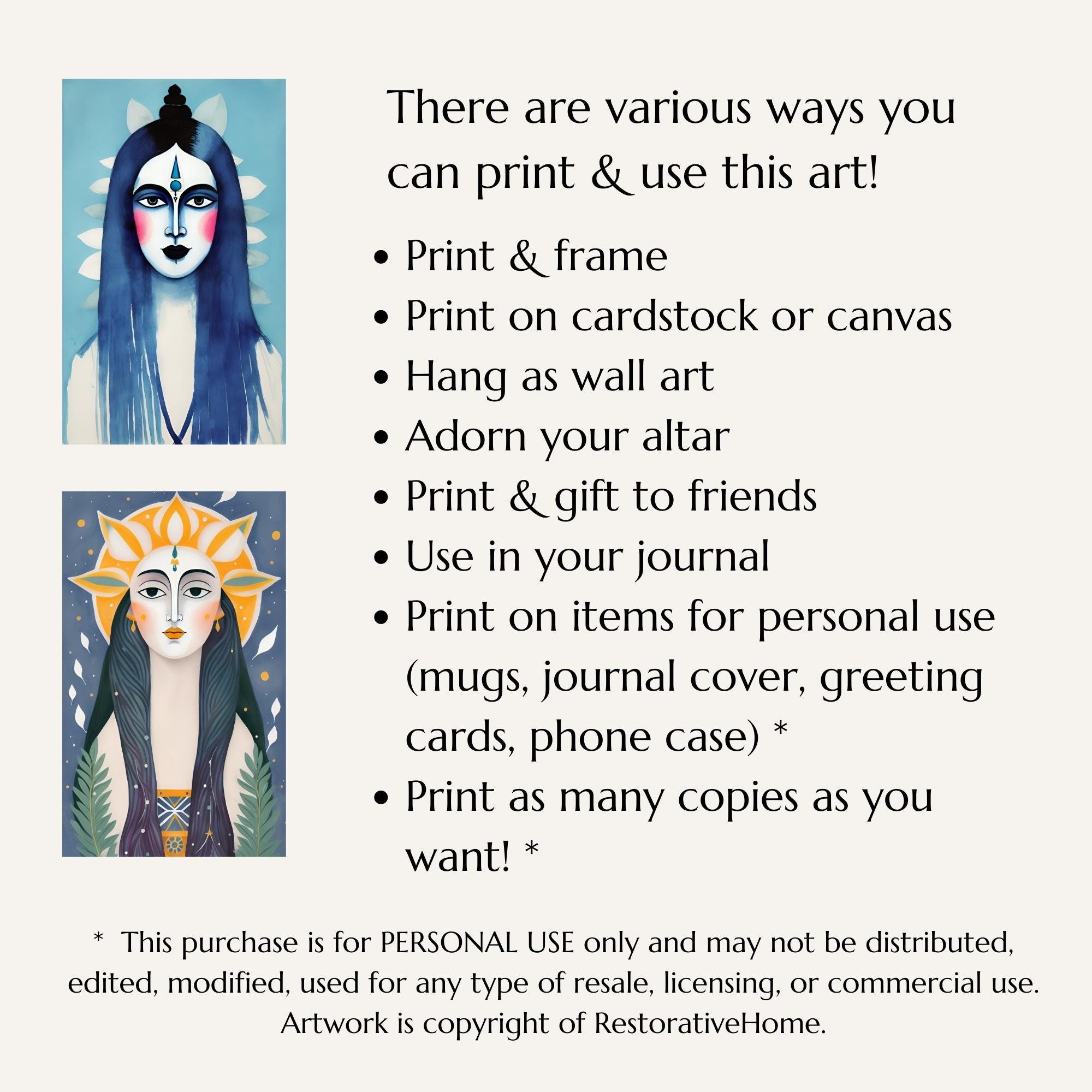 The Goddess Collection 52 Art Prints Sacred Divine - Etsy