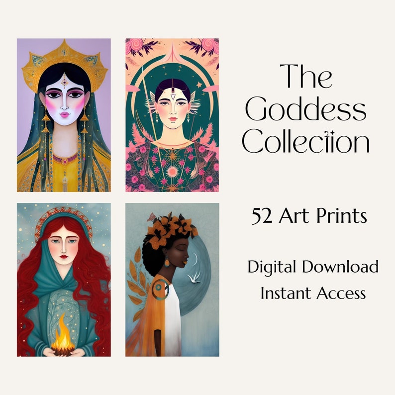 The Goddess Collection 52 Art Prints Sacred Divine - Etsy