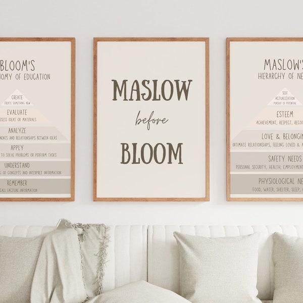Maslow Before Bloom - Etsy