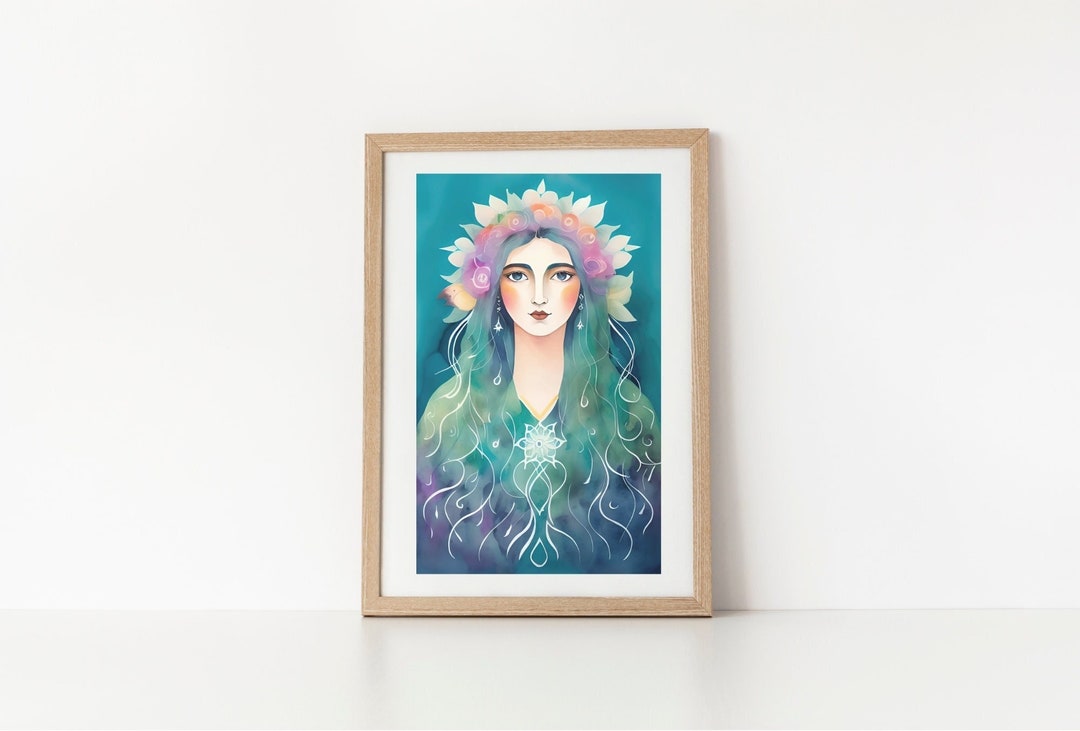 Dodola Slavic Goddess Art Print Sacred Divine Feminine Art - Etsy