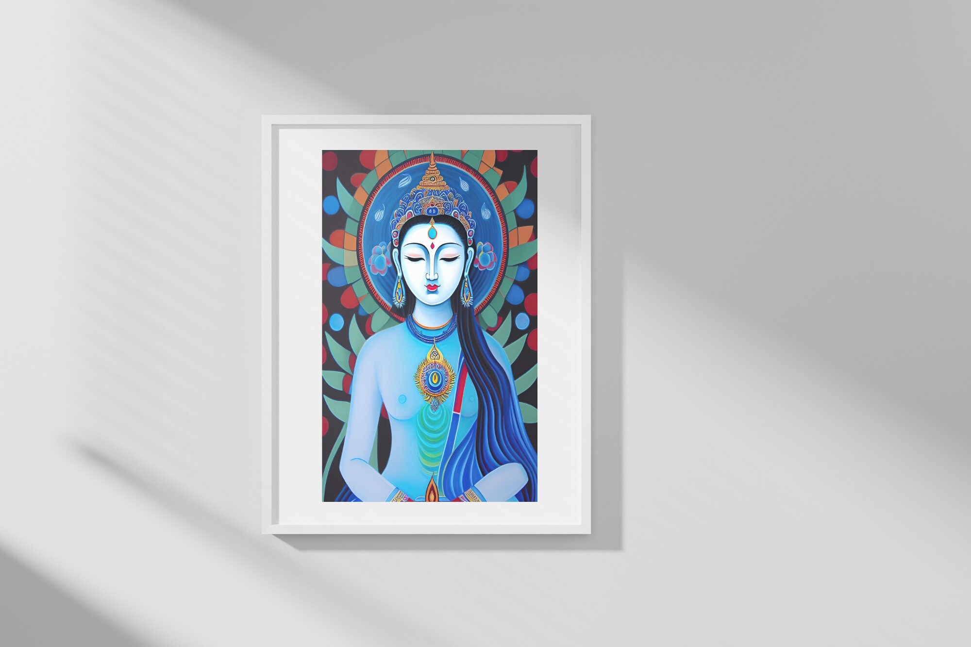 Blue Tara Goddess Art Print Sacred Divine Feminine Art - Etsy