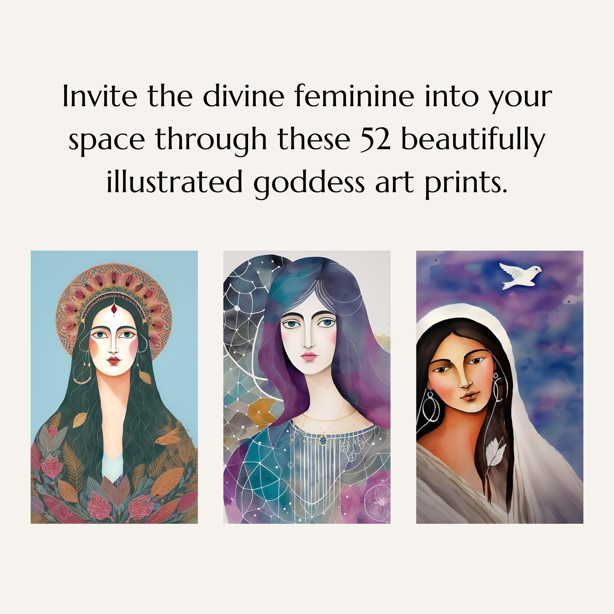 The Goddess Collection 52 Art Prints Sacred Divine - Etsy