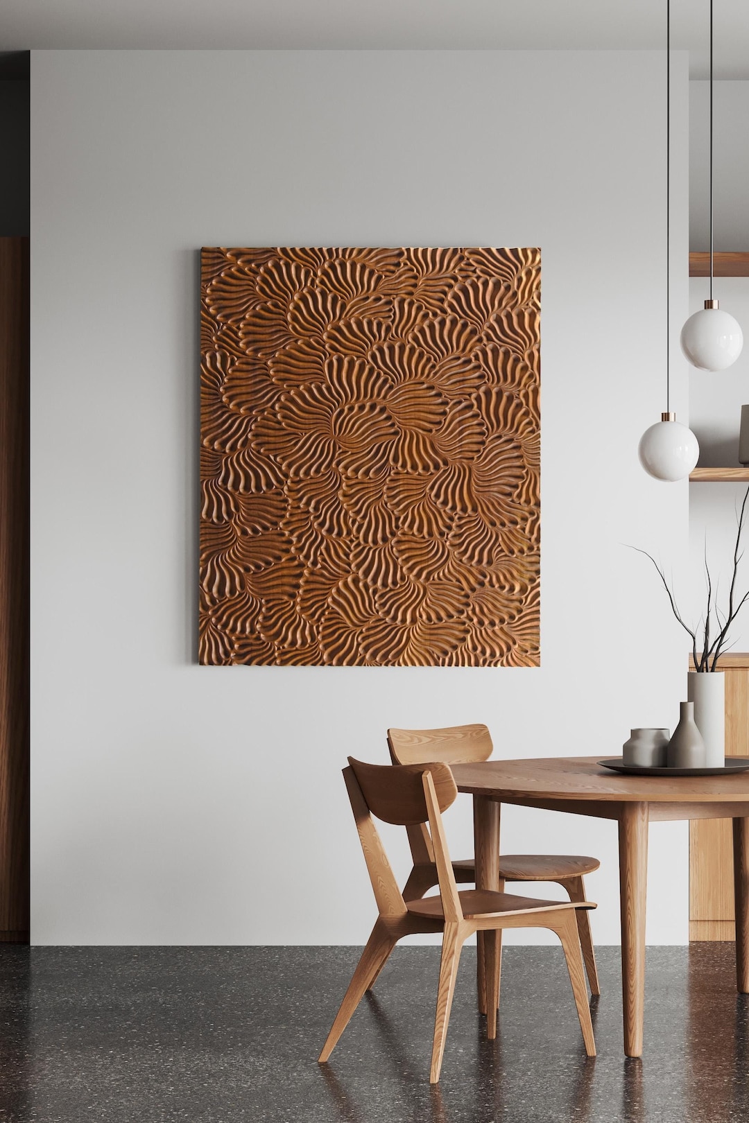 Wood Wall Panels Decorative Wood Wall Panel Inspired by Shells and Sea ...