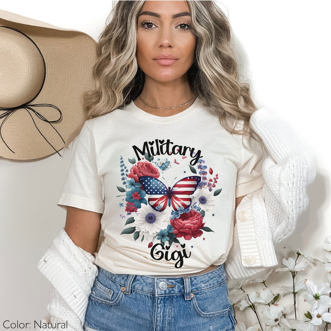 Military Gigi Shirt Military Grandma Shirt Gift for Military - Etsy
