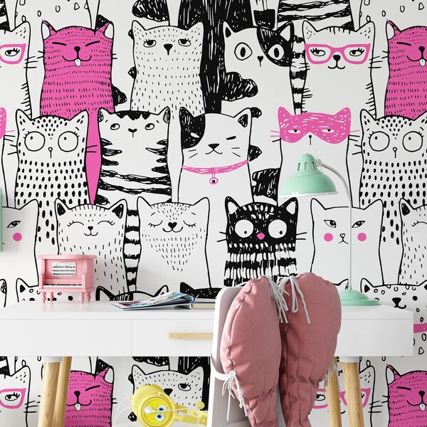 Cat Wallpaper - Etsy