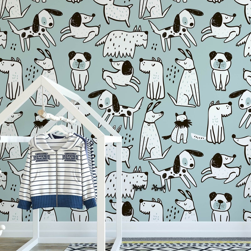 Dog Mural - Etsy