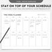Two Week Planner Printable, Weekly Calendar, Weekly Schedule Template ...