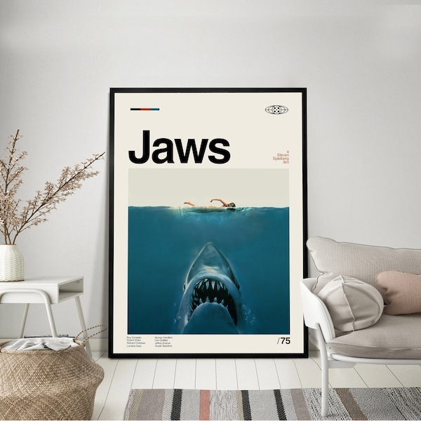 Jaws Poster - Etsy