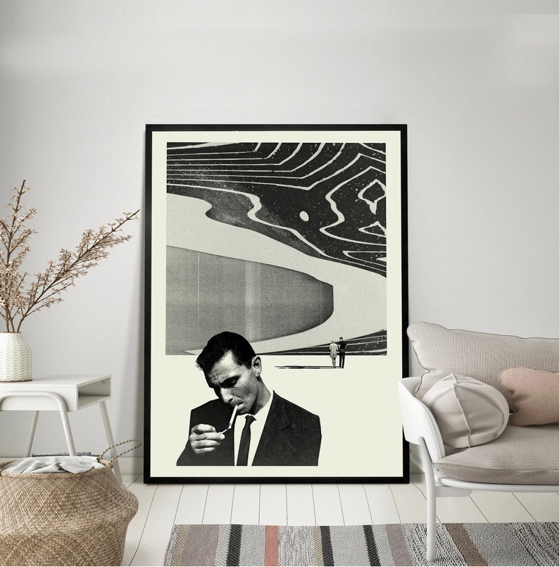 Twilight Zone Poster Rod Serling Vintage Movie Poster Etsy