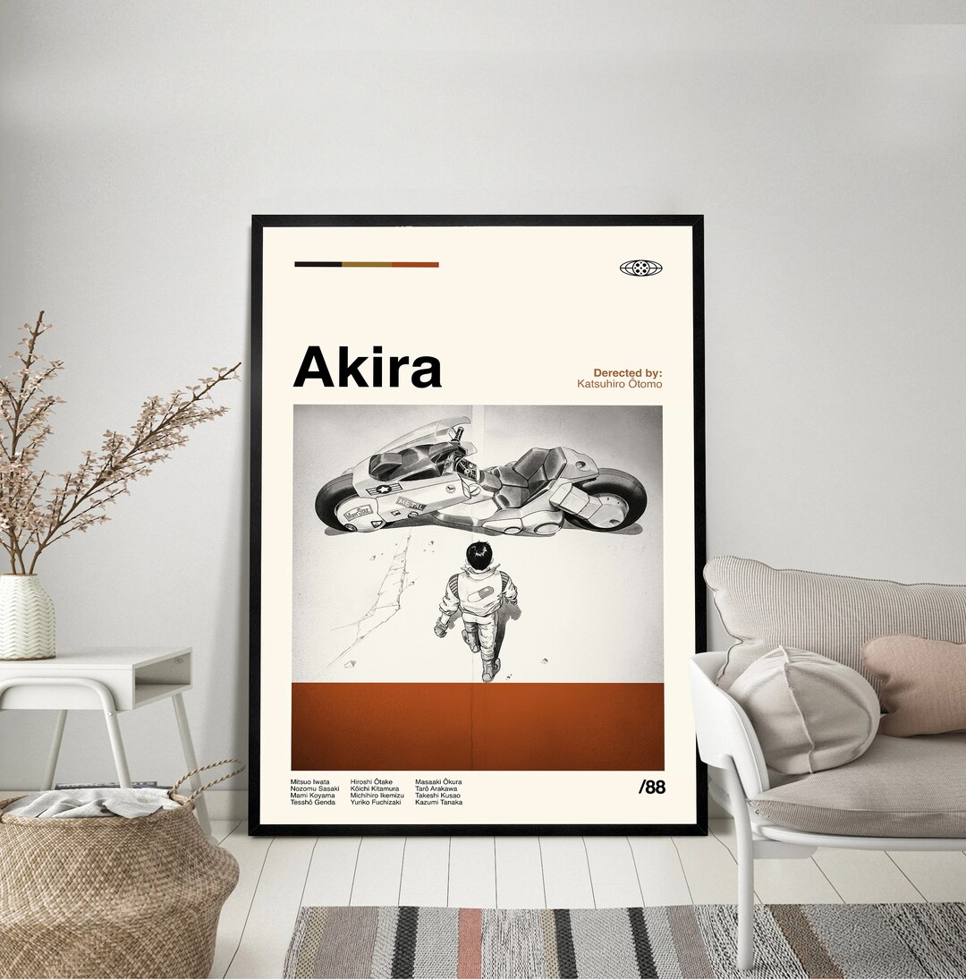 Akira Movie Akira Print Movie Poster Retro Modern Art - Etsy