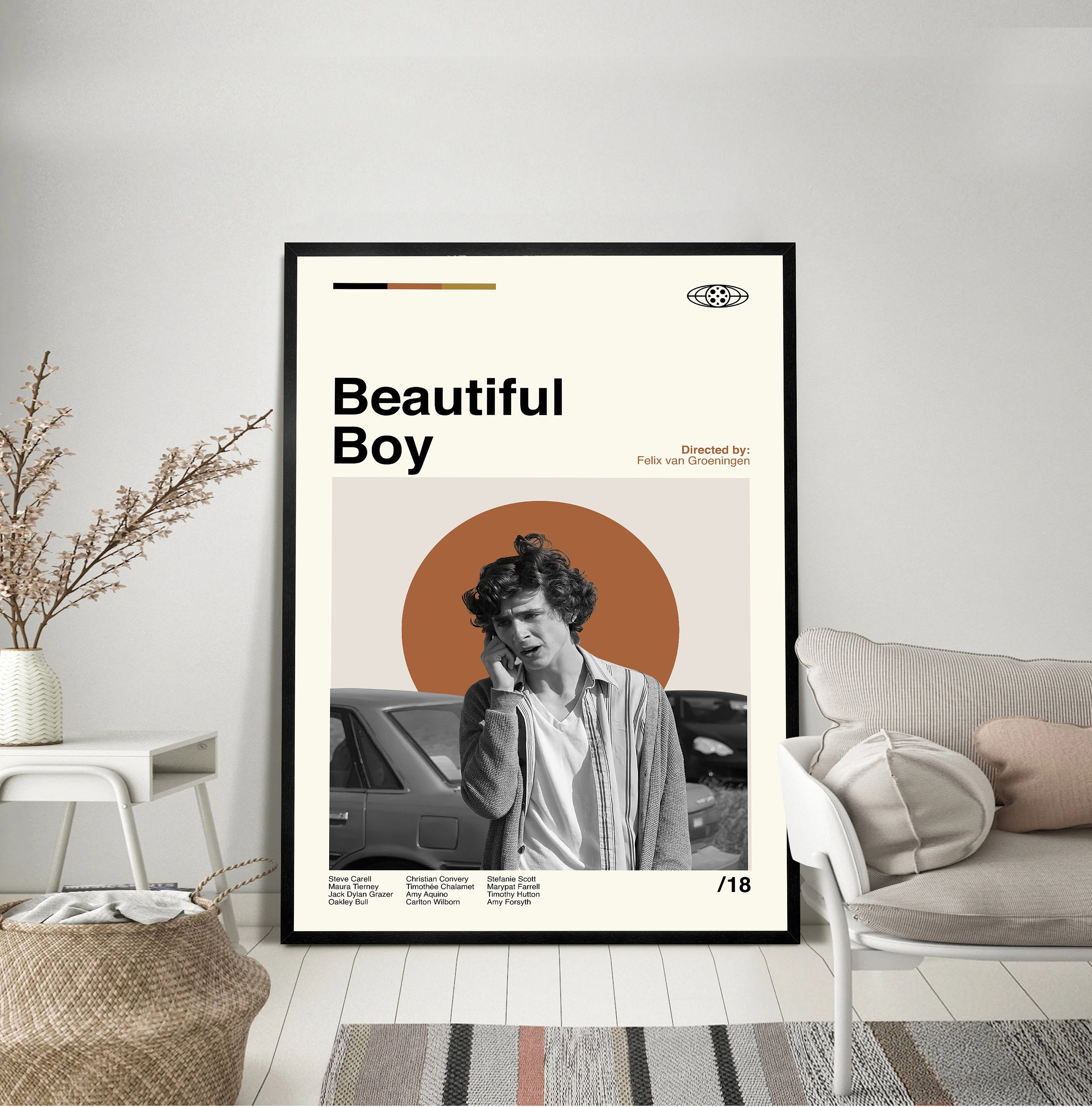 Beautiful Boy Poster - Beautiful Boy Retro Modern Poster sold by Disha ...