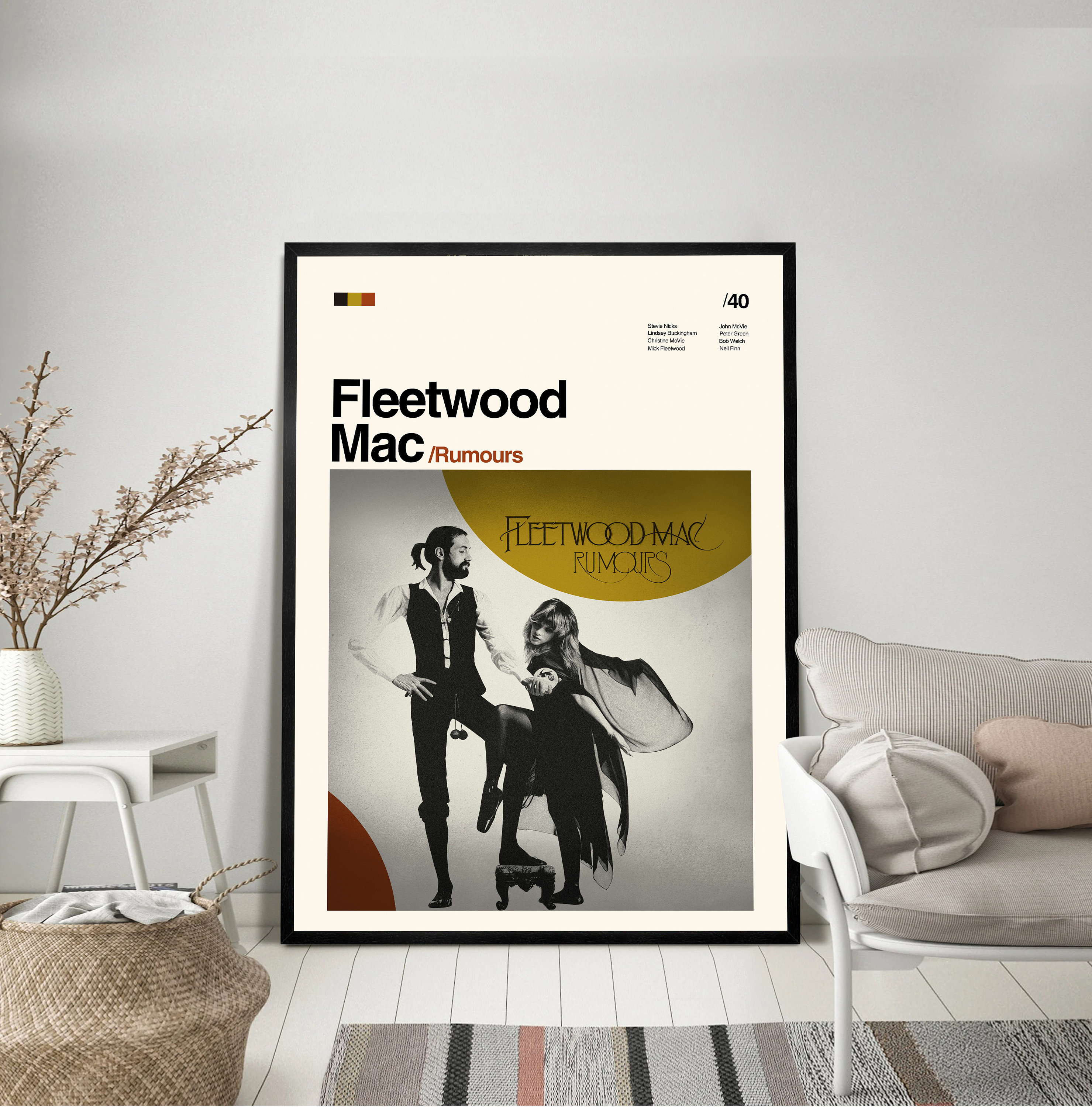 Fleetwood Mac - Rumours Poster, Music Album Poster sold by Ece Kalabak ...