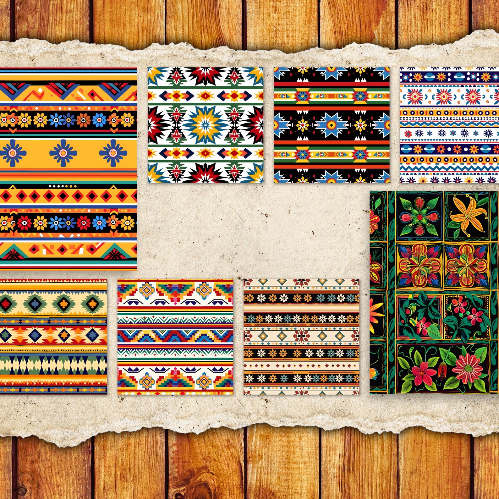 33 Seamless Native Navajo Patterns | High-resolution Digital Textures ...
