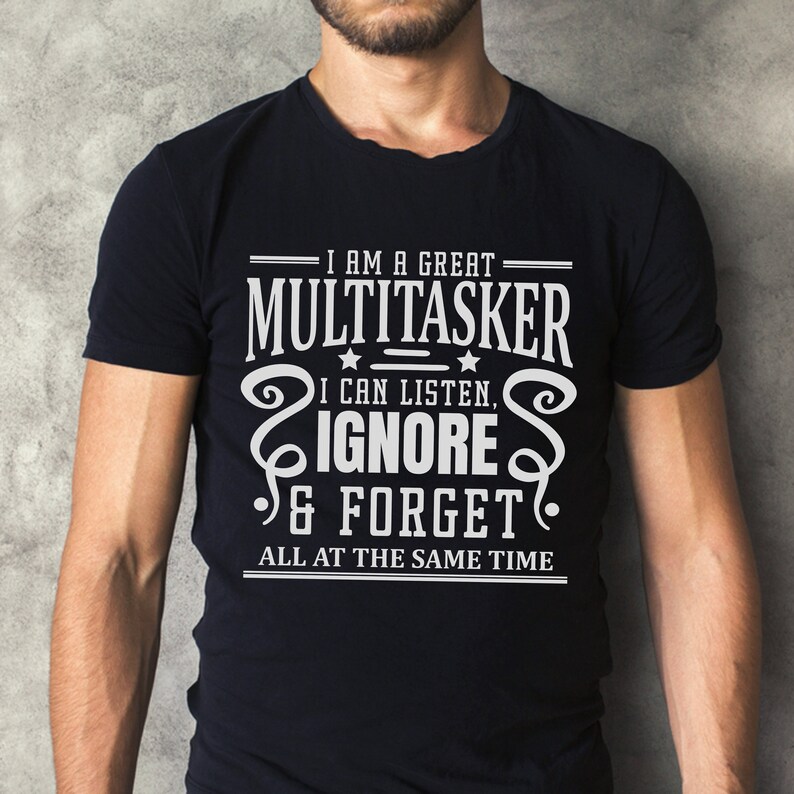 I Am A Great Multitasker PNG, Funny Quotes, Mindfulness, Mental Health ...