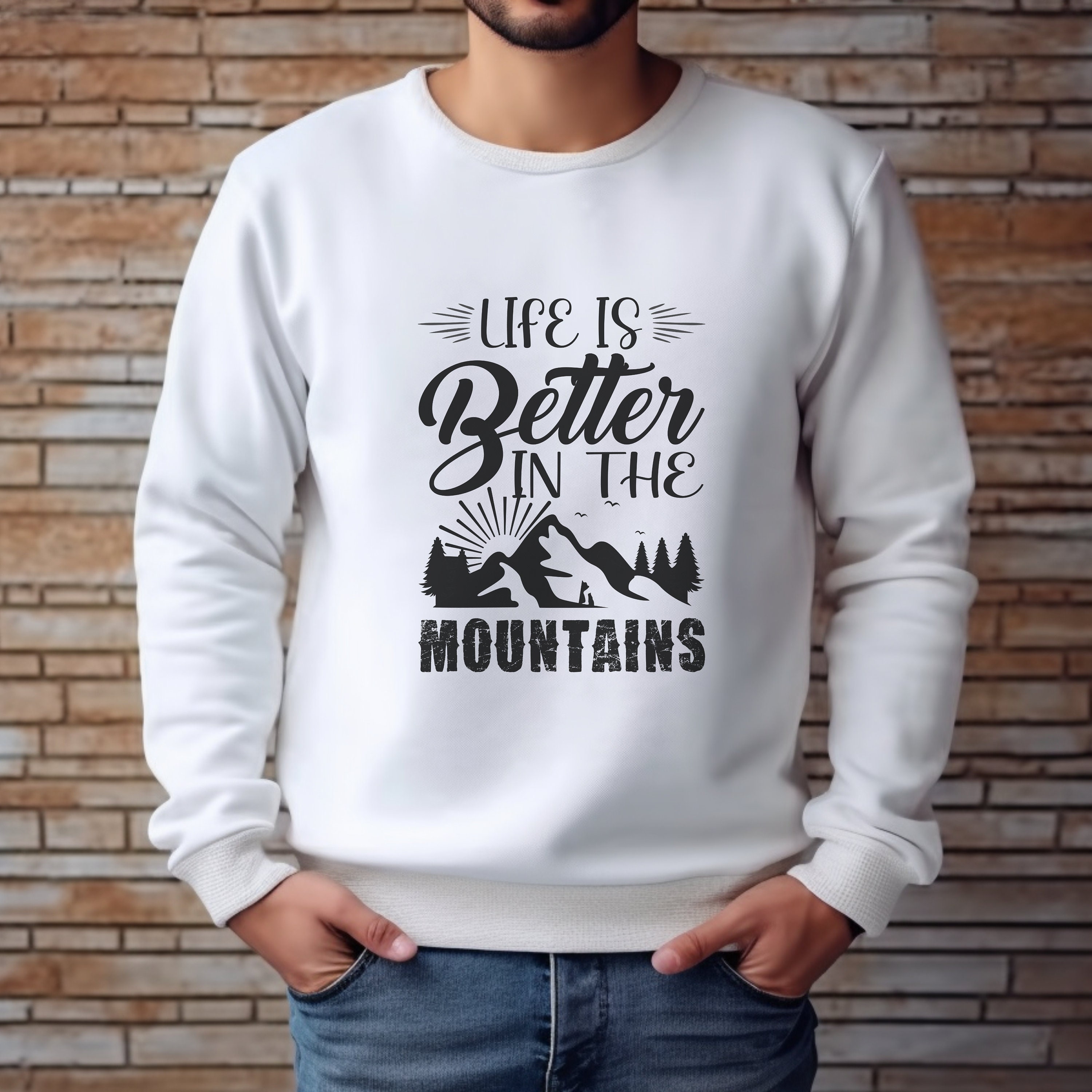 Summit Soar: Epic Mountain Adventure SVG Typography Bundle for Thrill ...