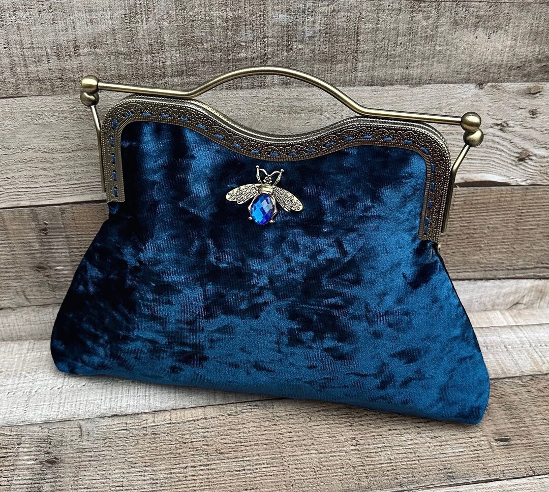 Blue Clutch Bag. Clutch Bags for Women. Blue Evening Bag for Women ...