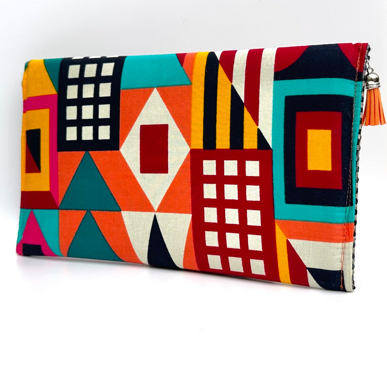 Colourful Clutch Bag. Wristlet Clutch. Vintage Clutch Bag. Quirky ...