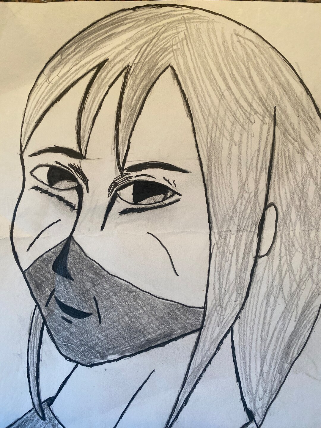 Ninja Girl Drawing - Etsy
