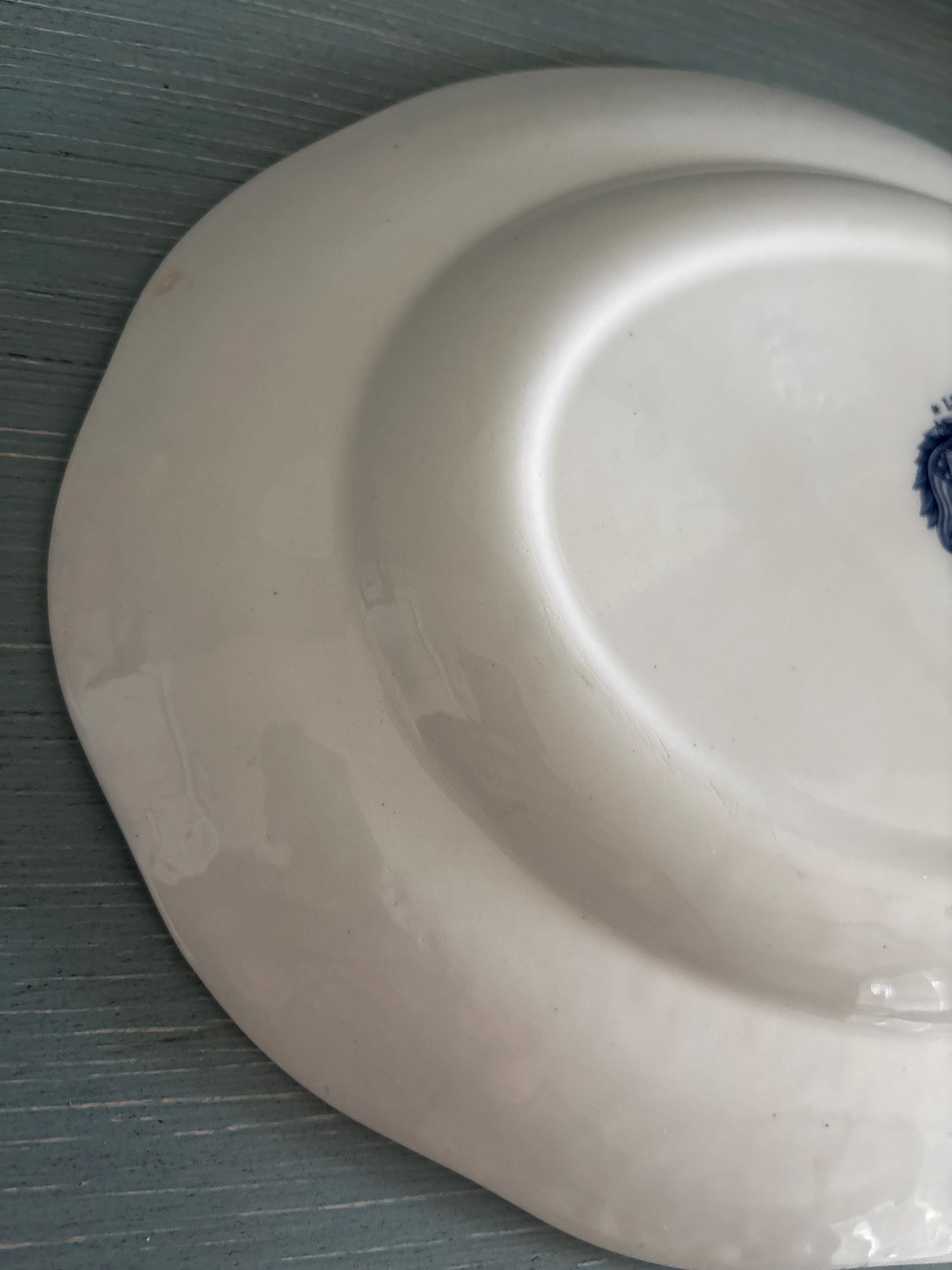 Liberty Blue Serving Platter 14x 11 1/4 Staffordshire Excellent ...